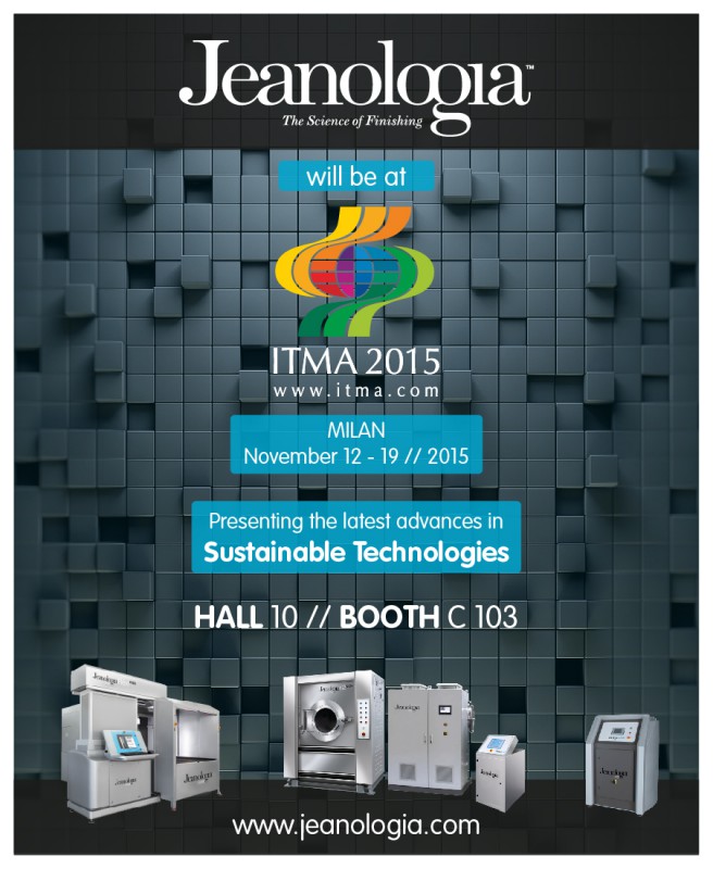 ITMA 2015: Jeanologia zeigt die erste "cleane" Jeans Finishing-Anlage ...
